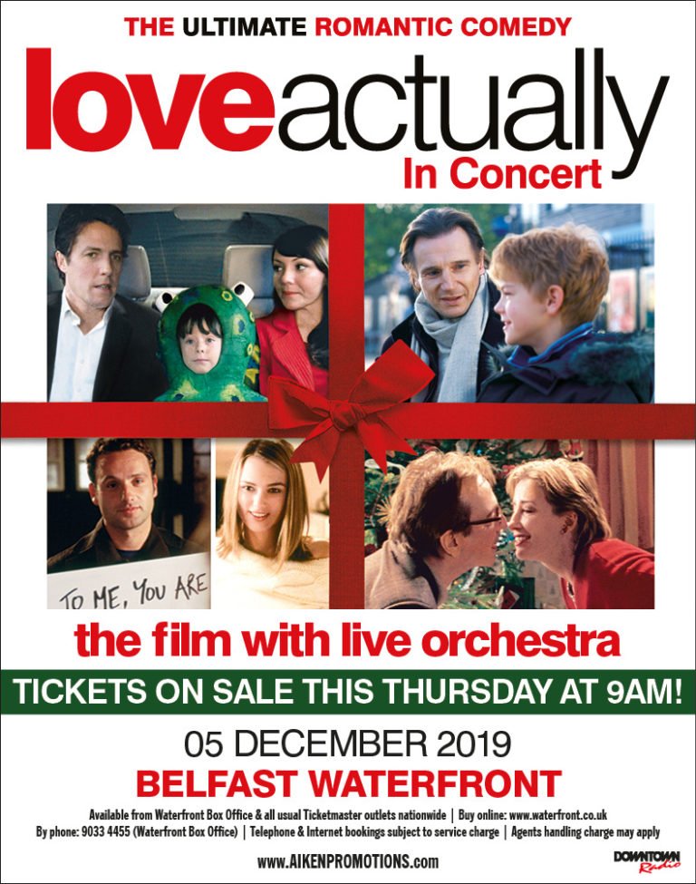 See LOVE ACTUALLY Live Concert With Full Orchestra, 5th December 2019 ...