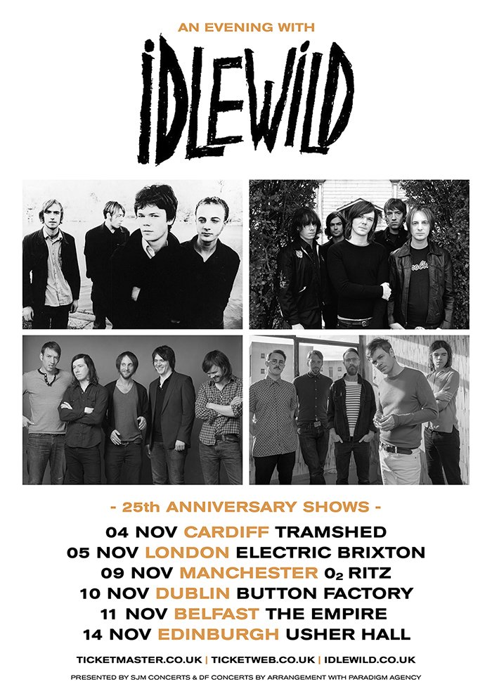 IDLEWILD Celebrates 25 Years As A Band With Special November ...