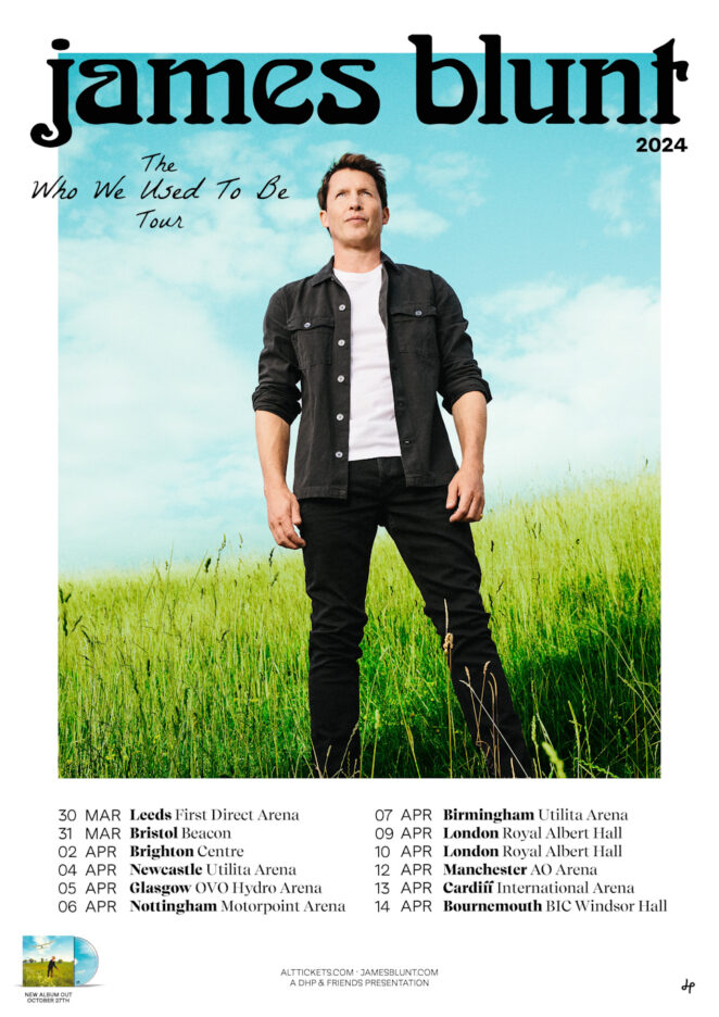 JAMES BLUNT Announces Spring 2024 UK Arena Tour