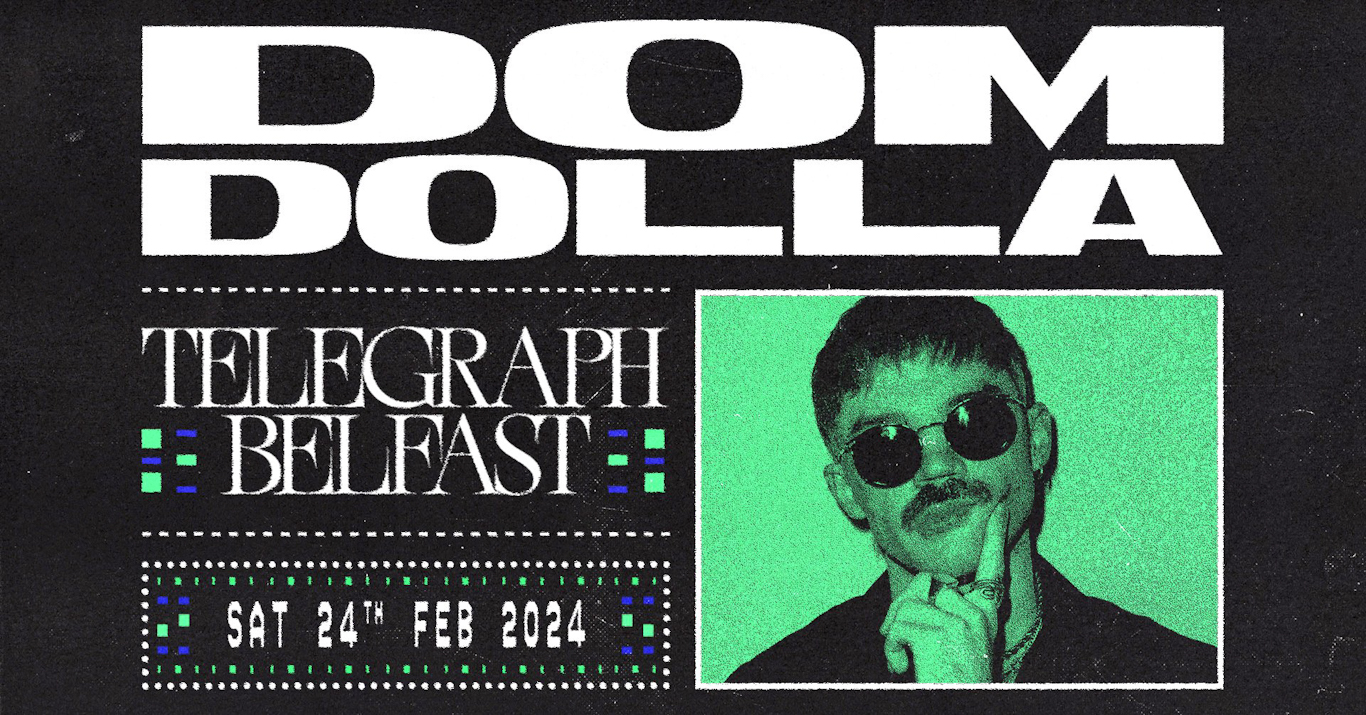 Grammy-nominated Australian DOM DOLLA Announces Headline Show At The Telegraph Building, Belfast