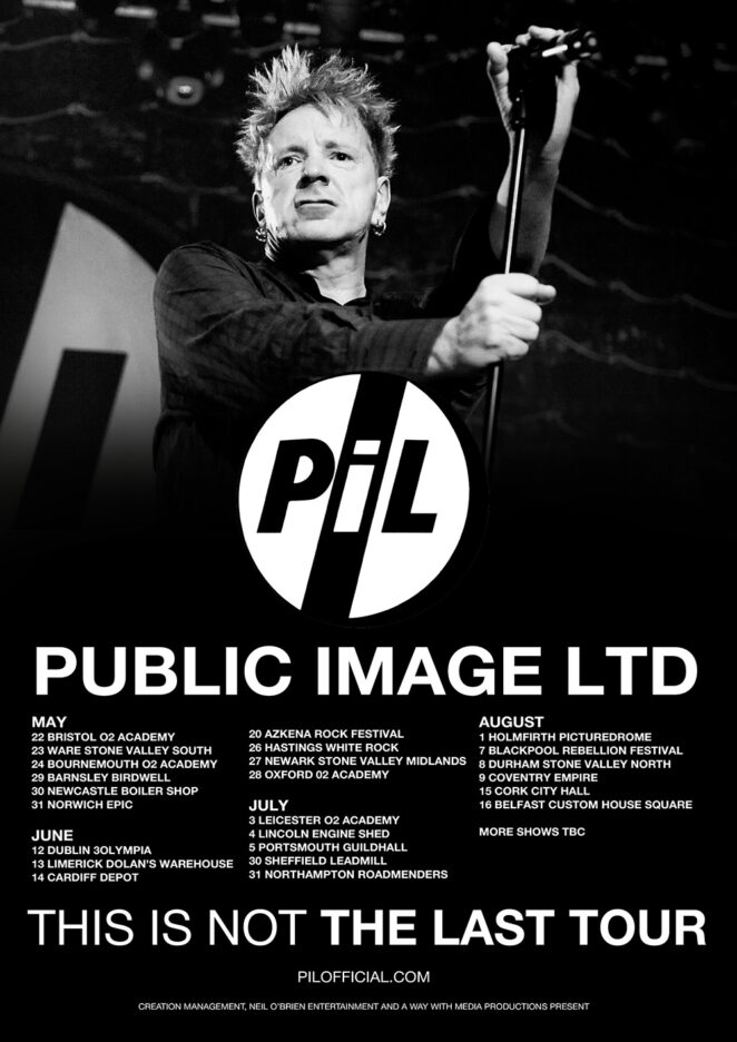 Public Image Ltd (PiL) Announce Major Tour For 2025
